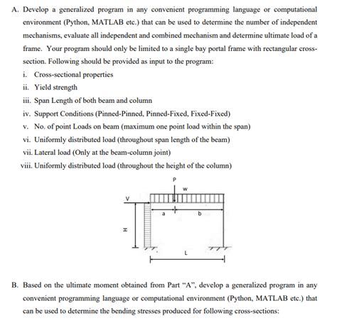 Solved A Develop A Generalized Program In Any Convenient