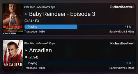 tautulli rest end point and custom button card dashboards and frontend