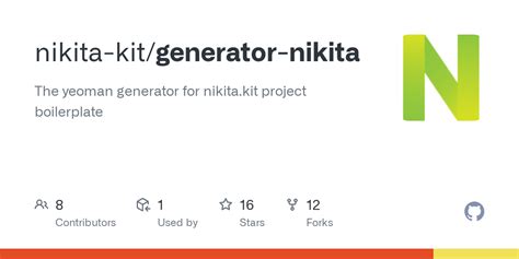 GitHub Nikita Kit Generator Nikita The Yeoman Generator For Nikita Kit Project Boilerplate