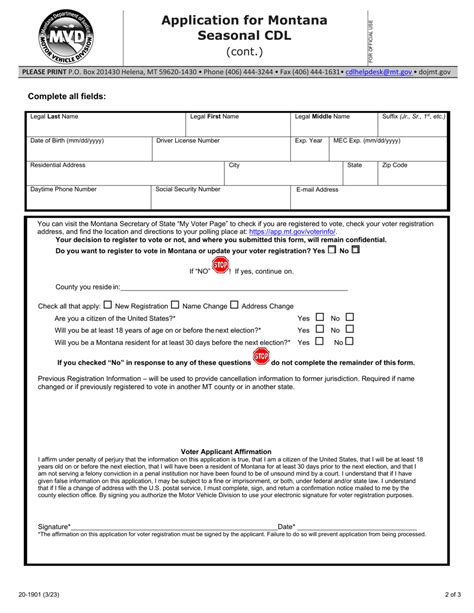 Form 20 1901 Download Fillable Pdf Or Fill Online Application For