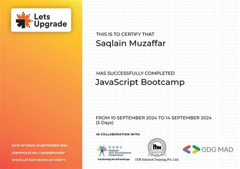 Saqlain Muzaffar On Linkedin Webdevelopment Learning Letsupgrade