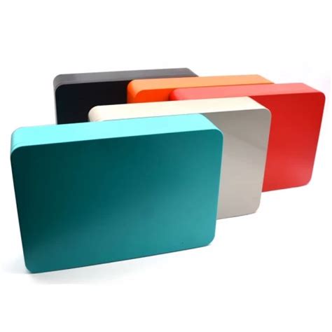 Szm Stock Empty Tin Box Custom Metal Rectangular Premium T Tin Cookie Biscuit Tea Candy Tin