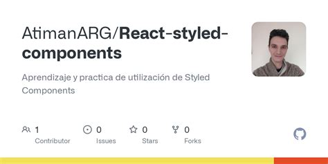 Github Atimanarg React Styled Components Aprendizaje Y Practica De Utilizaci N De Styled