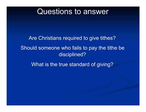 Tithing Introduction Powerpoints PPTX