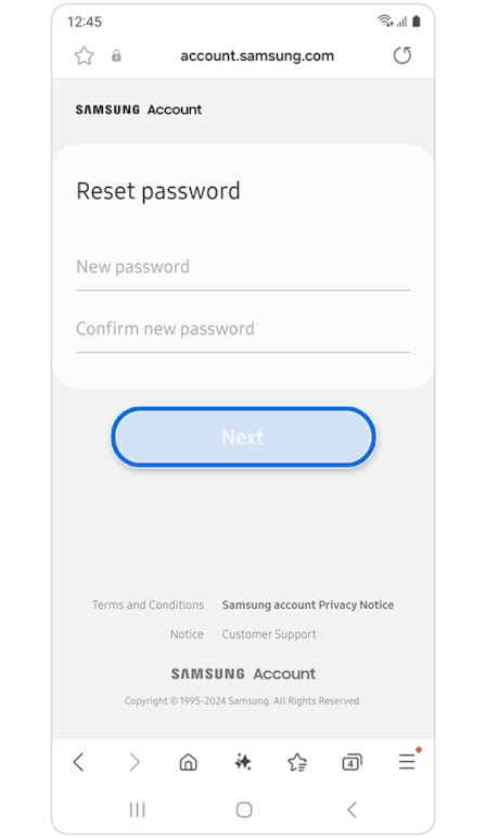 Recover Your Samsung Account Id And Reset Your Password Samsung Ca