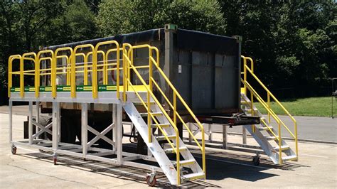 Tilt And Roll Rolling Ladder And Work Platform Saferack