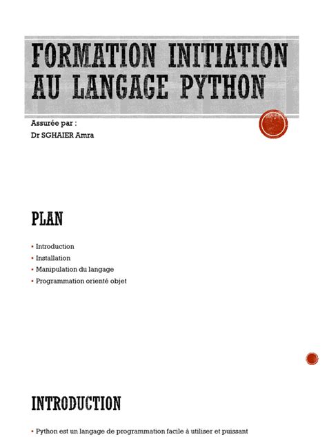 Chapitre 1 Python Pdf Structure De Contrôle Python Langage De