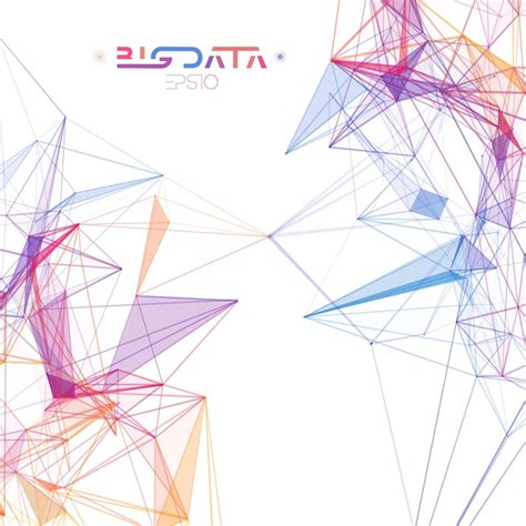 premium vector colorful data abstract infographic data sorting color flow bigdata abstract