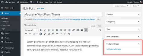 Featured Images ThemeZee