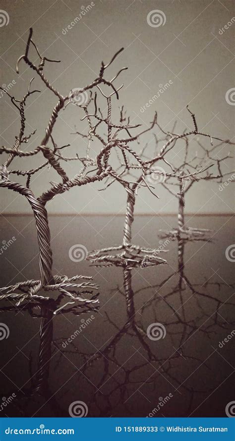 Wire Coil Tree Stock Image Image Of Business Color 151889333