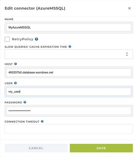 Setting Up An Azure Sql Connector Toucan 3 0