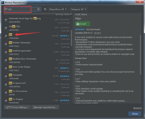 Intellij Idea 配置go语言开发环境 Huazie
