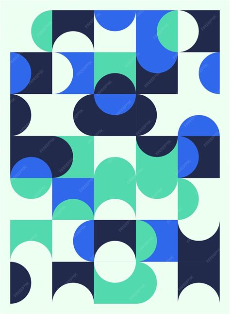 Premium Vector Abstract Geometric Poster Cover Flyer Designs Vector Illustration