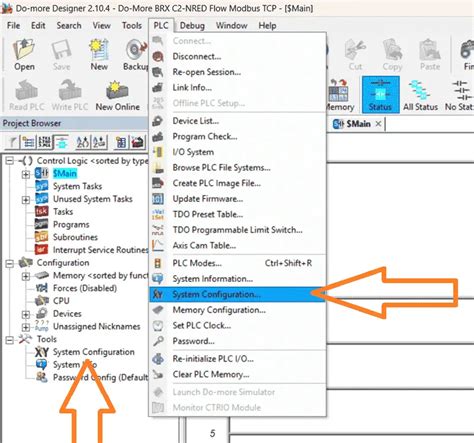 c2 nred to brx do more and click plcs modbus tcp acc automation plc