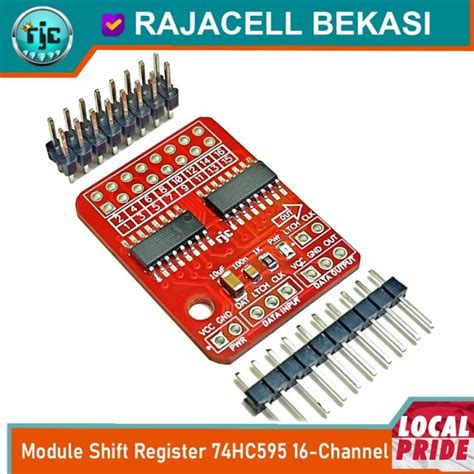 Module Shift Register 16 Ch Output Multiplexer 74hc595 Gpio Expansion