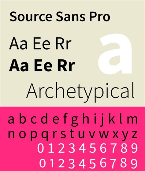 Source Sans Pro Is My Go To Font Best Fonts For Websites Cool Fonts Old English Font Free