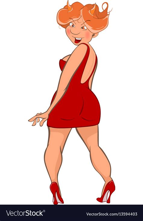 Cute Sexy Girl Cartoon Royalty Free Vector Image