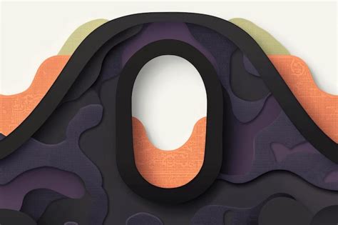 Abstract Textured Design With Layered Shapes In Vibrant Colors Creating A Modern Artistic