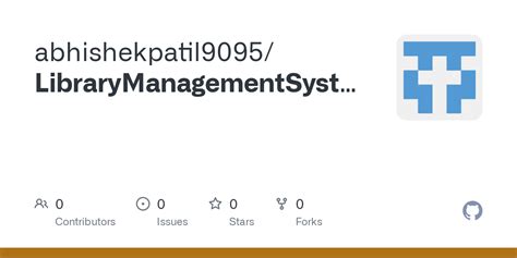 github abhishekpatil9095 librarymanagementsystemproject