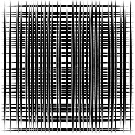 Seamless Pattern With Intersecting Black Stripes Modern Stylish Image Stock Vector