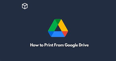 How To Print From Google Drive Programming Cube