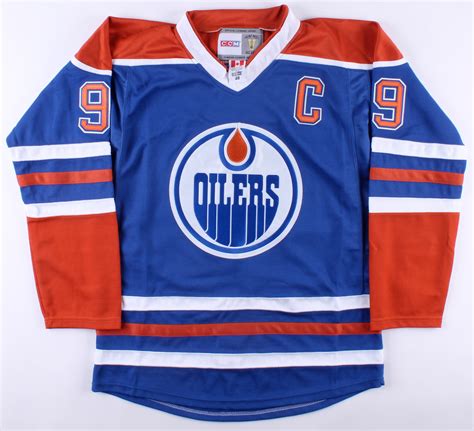 Wayne Gretzky Signed Oilers Captain Jersey Beckett Loa Pristine Auction