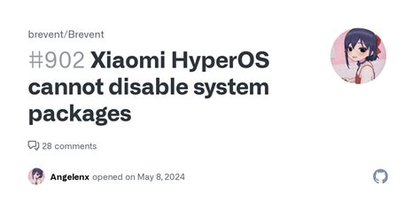 xiaomi hyperos cannot disable system packages · issue 902 · brevent
