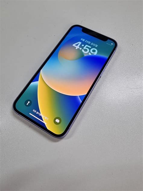 아이폰12미니 퍼플 64기가팝니다 헬로마켓