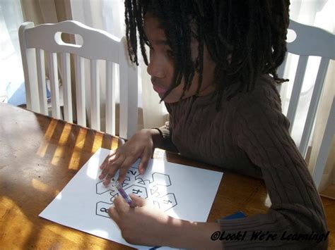 Snowflake Math Factor Printables Look Were Learning