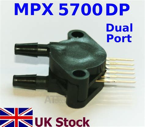 Mpx5700dp Differential Air Pressure Sensor Freescale Arduino Mpx5700