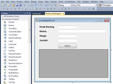 cara hapus database mysql vb 2010 belajar vb 6 0 dan belajar vb