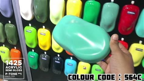 Aikka Pantone 564c Colour For Car Spray Painting 564c Youtube