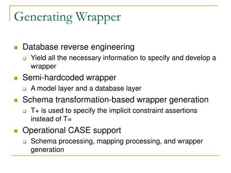 ppt wrapper based evolution of legacy information system powerpoint