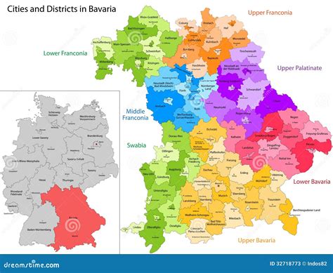 Large Detailed Map Of Bavaria Large Detailed Map Of Dresden Kwguje