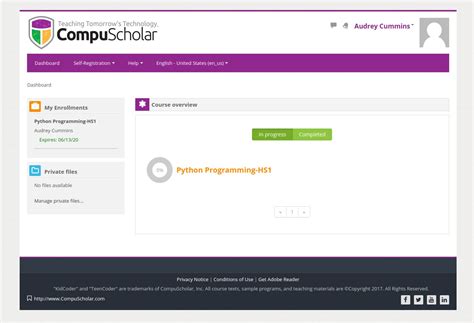 Cummins Life CompuScholar Python Programming Review