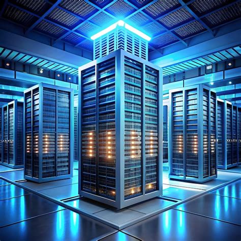 data server data center architecture and design premium ai generated
