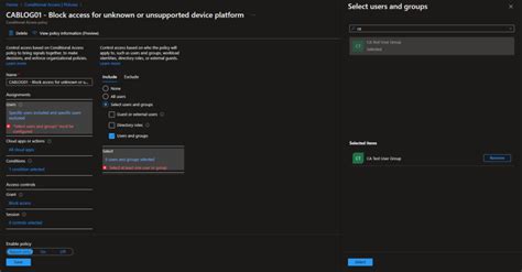 Just Dropped In To See What Condition My Conditional Access Rule Was