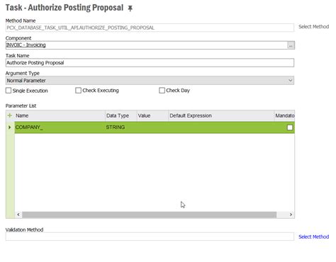 scheduled database task posting proposal ifs community