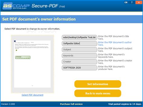 Secure PDF Download Softpedia