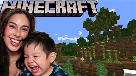 Playing Minecraft With My 1 Year Old And He Hates My Build Pt 6 Ihascupquake