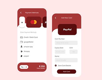 Payment Screen Ui Projects Photos Videos Logos Illustrations And Branding Behance
