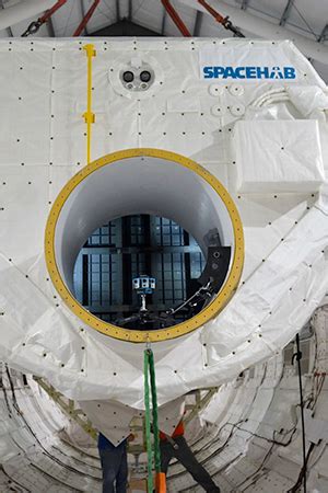 Go For Payload Spacehab Installed Inside Space Shuttle Endeavour For