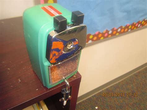 In That Room A Pencil Sharpener That Doesn T Make Me Cuss In My Head