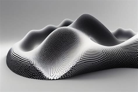 Premium Photo Mesmerizing 3d Wave Pattern Of Flowing Dots And Particles