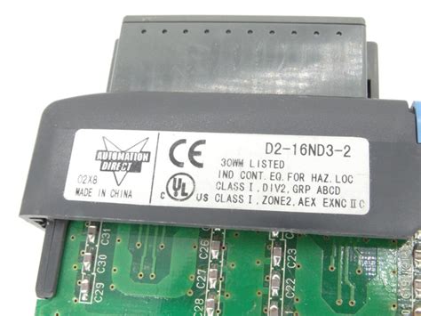 automation direct d2 16nd3 2 plc module