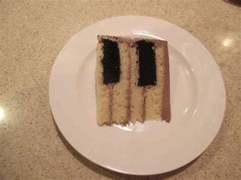 Piano Key Cake