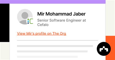 mir mohammad jaber senior software engineer at cefalo the org