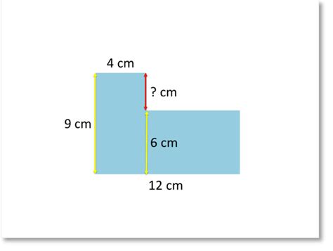 Perimeter Of Compound Shapes Composite Rectangles Maths With Mum
