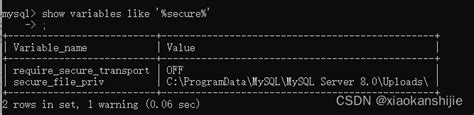 如何查看mysql数据库的默认导出路径 mysql 如何查看outfile默认导出地址 csdn博客
