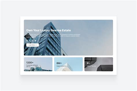 Blocklayouts WordPress Block Pattern Hero Section With Stats